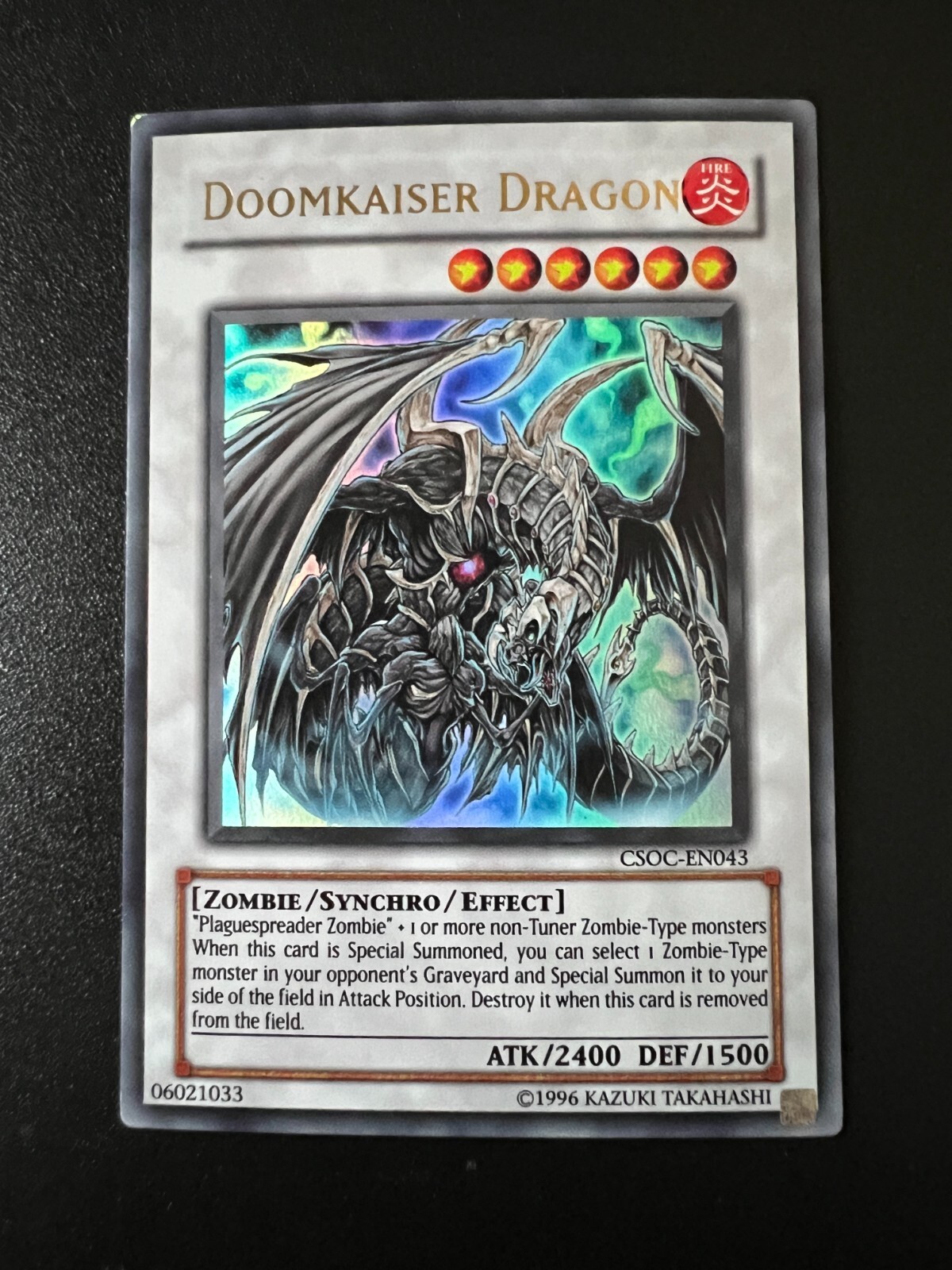 Doomkaiser Dragon CSOC-EN043 Ultra Rare Unlimited Very Good to Near ...