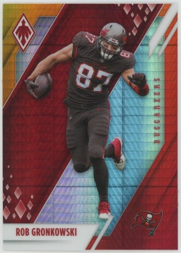 2021 Panini Phoenix Rob Gronkowski Fire Burst Parallel Tampa Bay ...