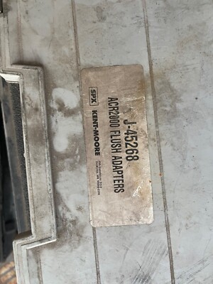 Kent-Moore J-45268 ACR2000 Flush Adapters Kit | eBay