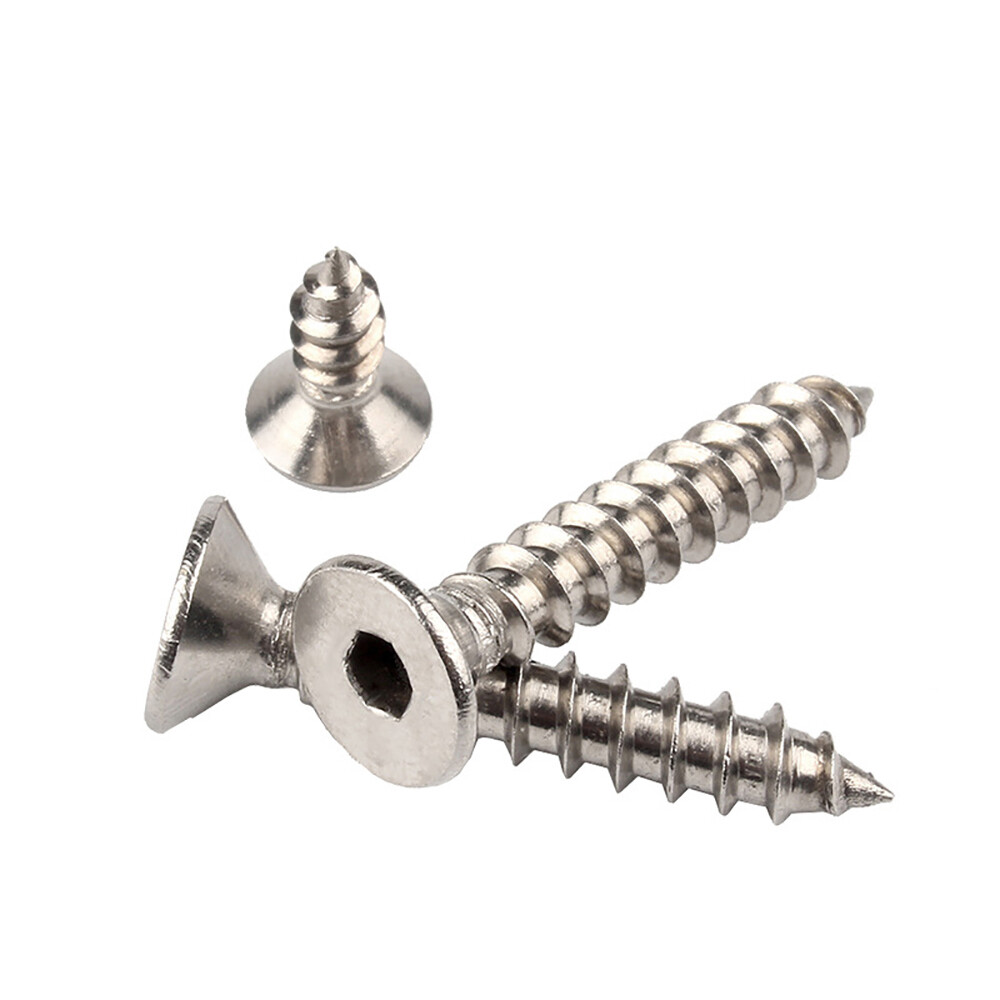 Blechschrauben Senkkopf Innensechskant M2-M6 M3 M4 M5 Holzschrauben ...