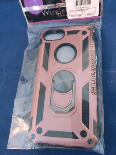 For iPhone 8 Phone Case Kickstand Shockproof 360 Ring Holder Cover ...