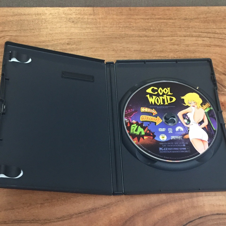 Cool World (DVD, 2003) Kim Basinger, Gabriel Byrne, Brad Pitt ...