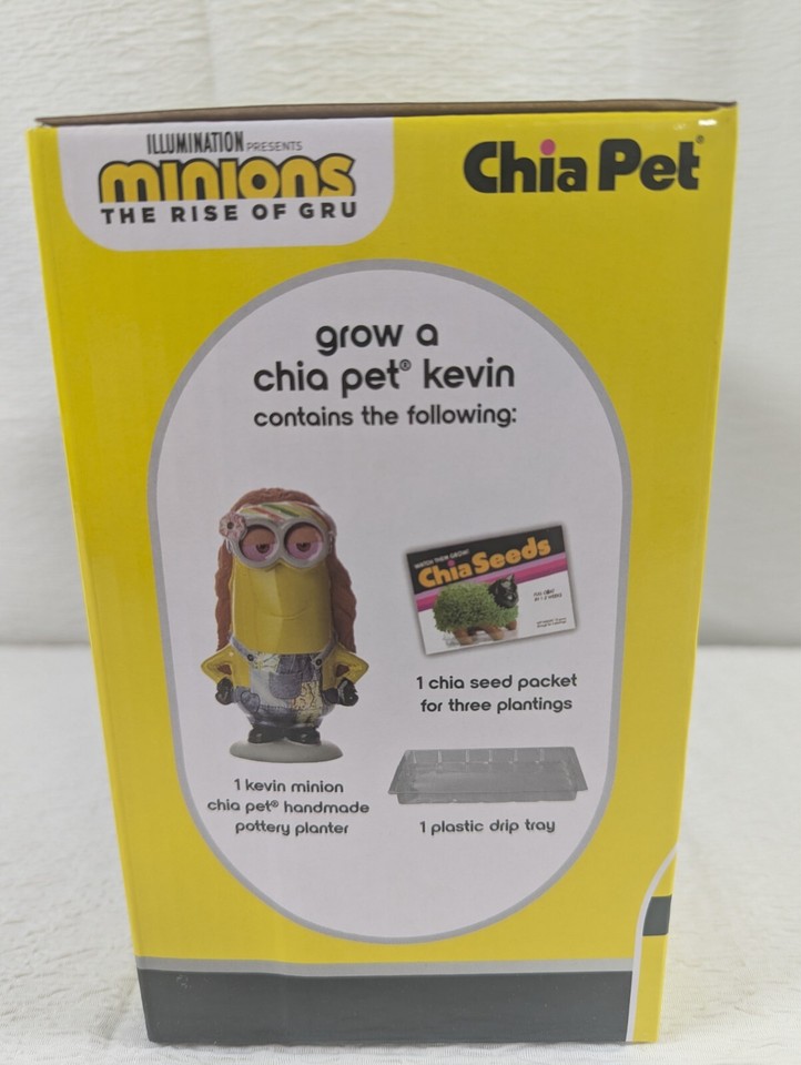 Chia Pet - Handmade Decorative Planter - Minions - Kevin | eBay