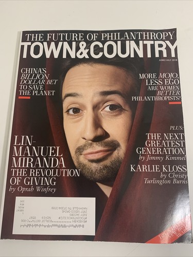 Town And Country Magazine Lin Manuel Miranda the Future of Philanthropy ...