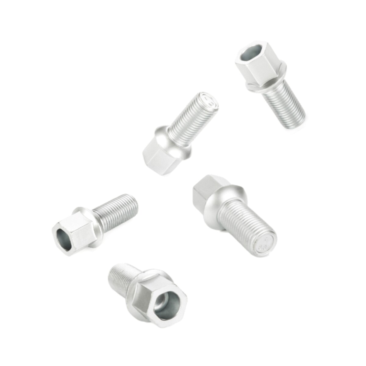 5x Wheel Lug Bolts Wheel Bolt Set Spherical M14x1, 5x27 for VW Vento ...