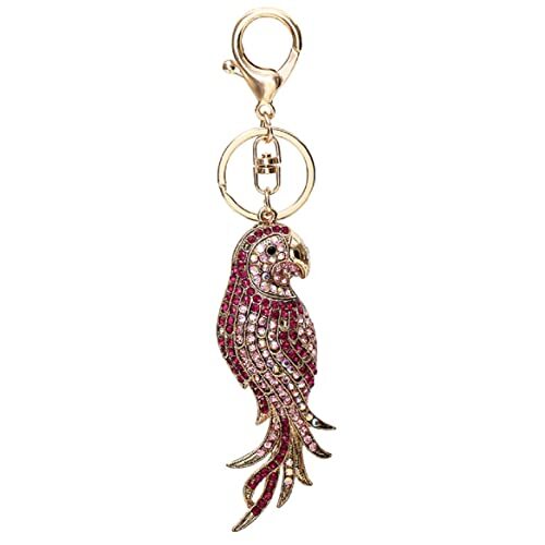 Parrot Keychain for Women Cute Parrot Bird Key Chain for Girls ...