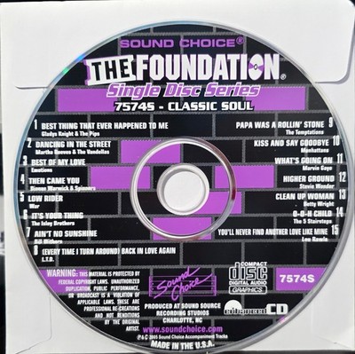 SC7574S FOUNDATION RARE SOUND CHOICE KARAOKE CDG LOT PA | eBay