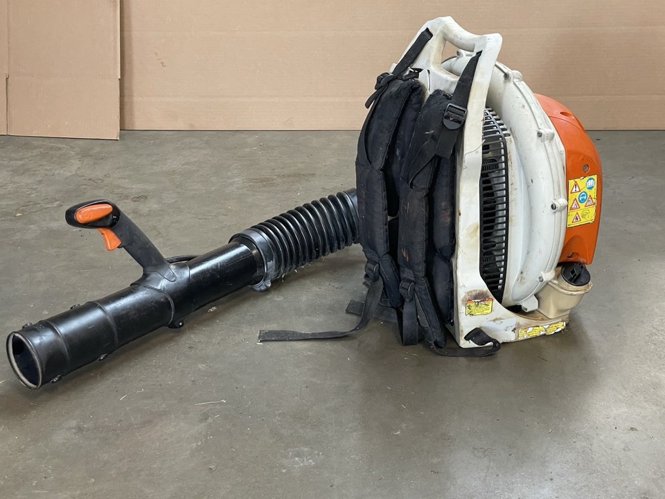 STIHL BR550 600 Backpack Leaf Blower -65cc Project Unit Turns Over ...