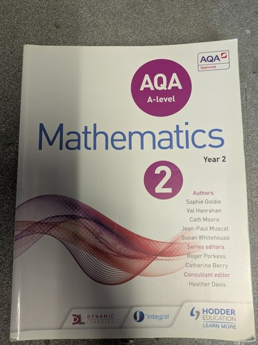 AQA A Level Mathematics Year 2 Textbook: Pure Maths, Statistics And ...