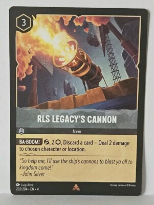 2024 Lorcana Ursulas Return #202 RLS Legacy's Cannon Rare | eBay UK