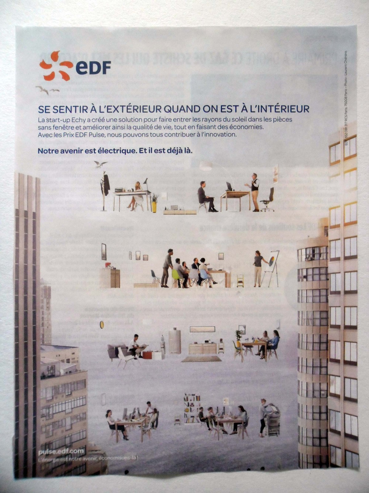 PUBLICITE-ADVERTISING : EDF Extérieur Intérieur 2016 Electricité ...