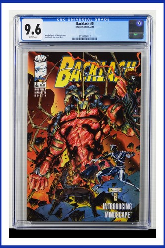Backlash #5 CGC Graded 9.6 Image February 1995 White Pages Comic Book | eBay