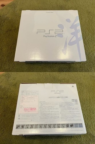 Sony PlayStation 2 PS2 SCPH-37000L Ocean Blue Console Limited Color ...