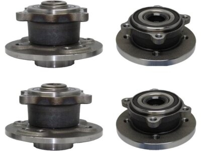 Front and Rear Wheel Hub Assembly Set For 02-06 Mini Cooper Sport Base ...