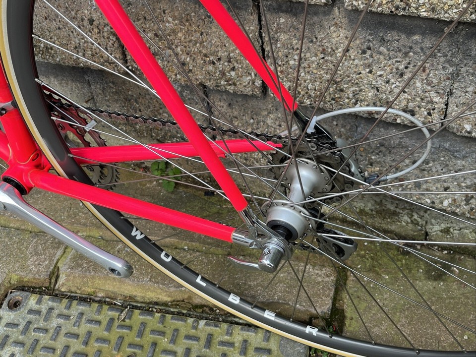 Vintage 1992 George Longstaff 57cm Reynolds 653 Steel Time Trial Bike ...