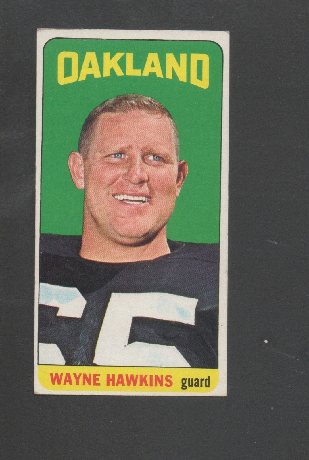 1965 Topps Football Card #141 Wayne Hawkins-Oakland Raiders Ex Grade ...