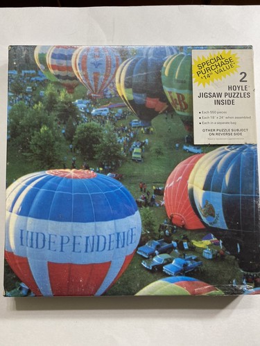 Hoyle Jigsaw 2 X 550 Piece Puzzle Great Combination 1982 Ballooning ...