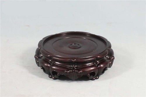 New Solid Wood pedestal Shelf Ruyi stand For vase incense burner Base A ...