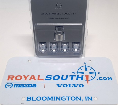 Genuine Mazda CX-3 CX-30 CX-5 CX-50 MX-5 Chrome Wheel Locks OE OEM | eBay