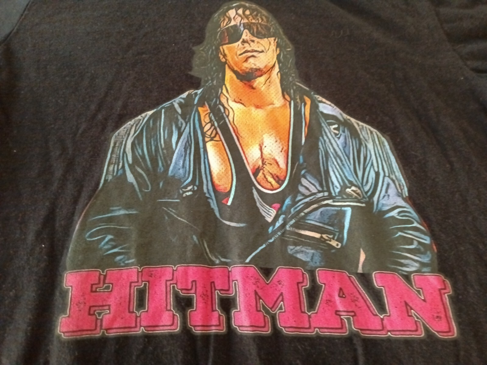 Vintage WWF Wrestling Bret Hart The Hitman Small. Tag… - Gem