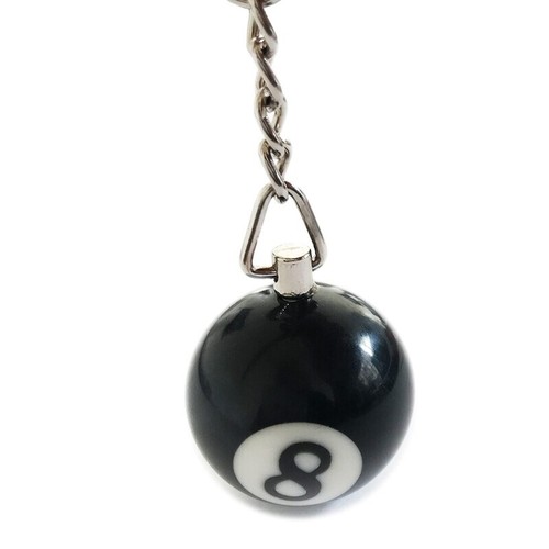 Colorful Billiard Ball Keychain Set 16 Pcs, Key Chain Balls Eightball ...