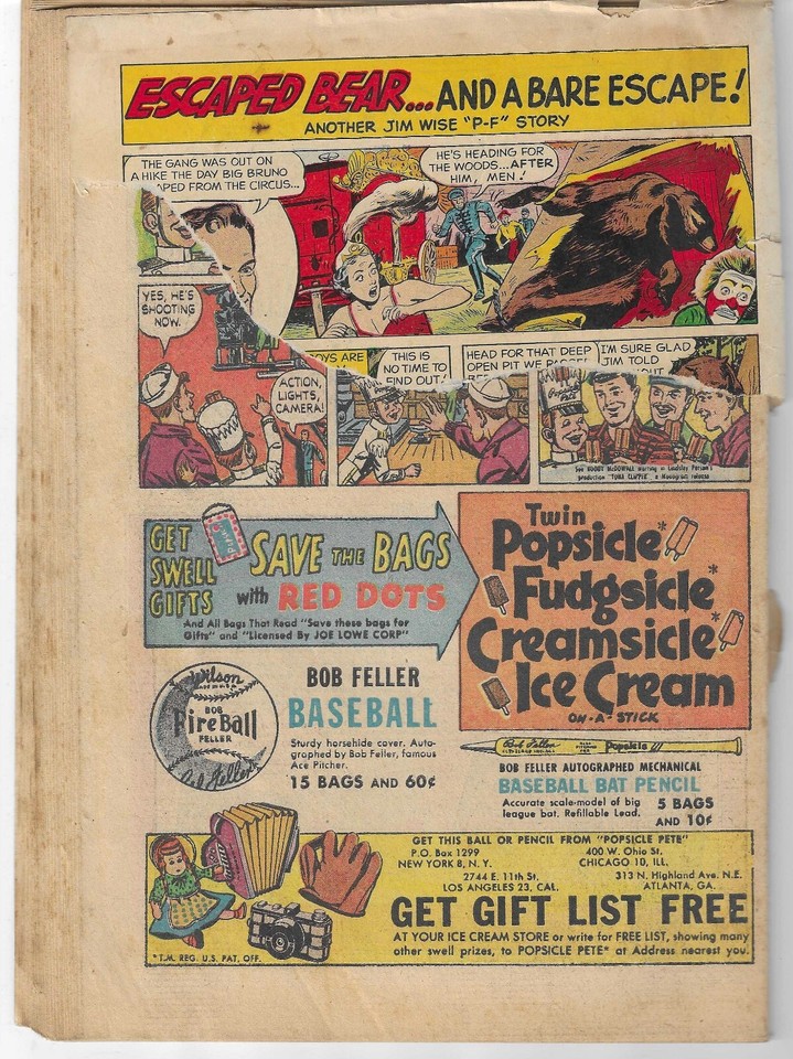 Superman #59 DC 1949 1st time Superman uses heat vision FR 1.0 FREE ...