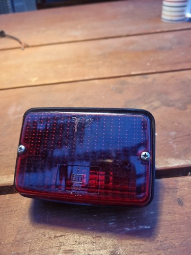 BRITAX 738 RECTANGULAR REAR FOG LAMP LIGHT WITH BRACKET CAR CARAVAN ...