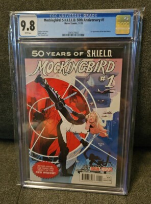 MOCKINGBIRD #1 SHIELD 50TH ANNIVERSARY - CGC 9.8 1ST APPEARANCE OF RED ...