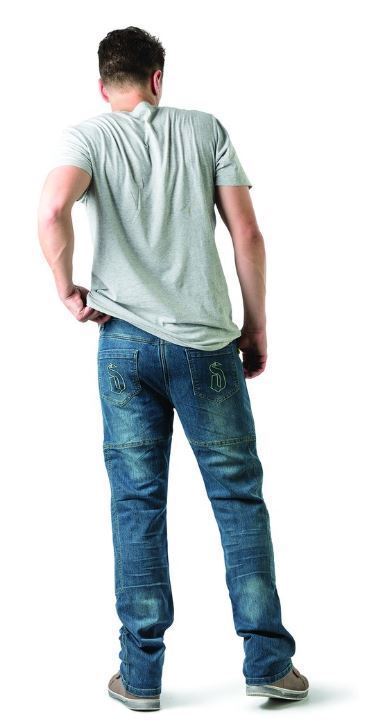 Draggin Jeans Men's Drayko Drift Aramid Fibre Lined Denim Motorcycle ...