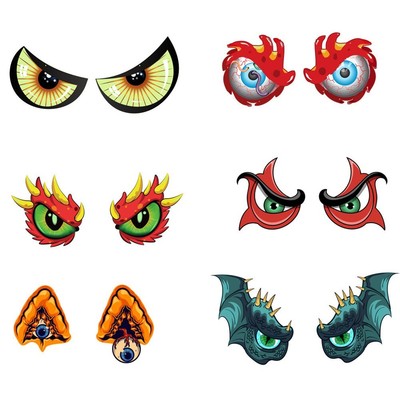 Double-Sided Fluorescent Eyes Trickery Night Bloodshot Patterns Giant ...