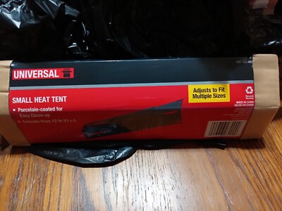 BRAND NEW & SEALED Small Heat Tent Black 12"-21” Porcelain Coated-Gas ...