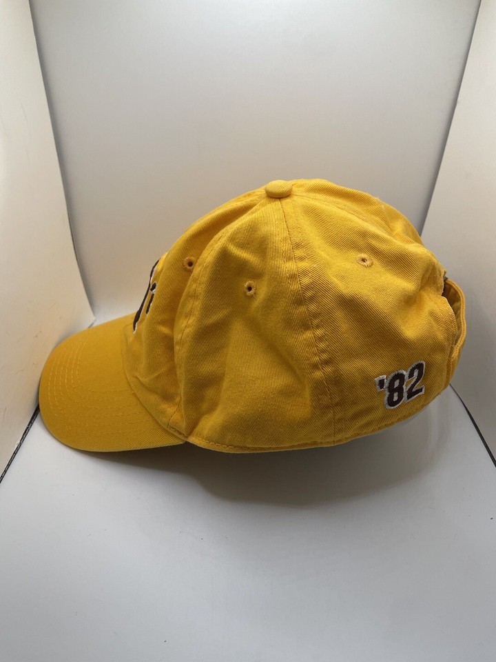 Appalachian State Mountaineers Hat 82 Yellow Newhattan Adjustable ...