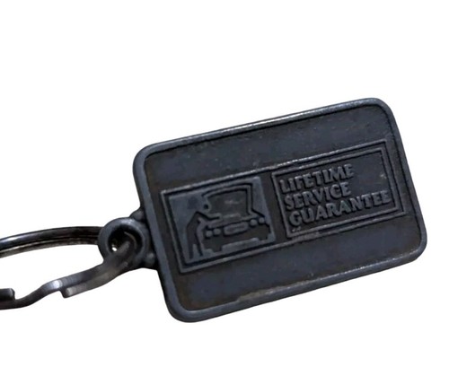 Vintage Ford Keychain Key Ring Automobile Car Pewter Lifetime Service ...