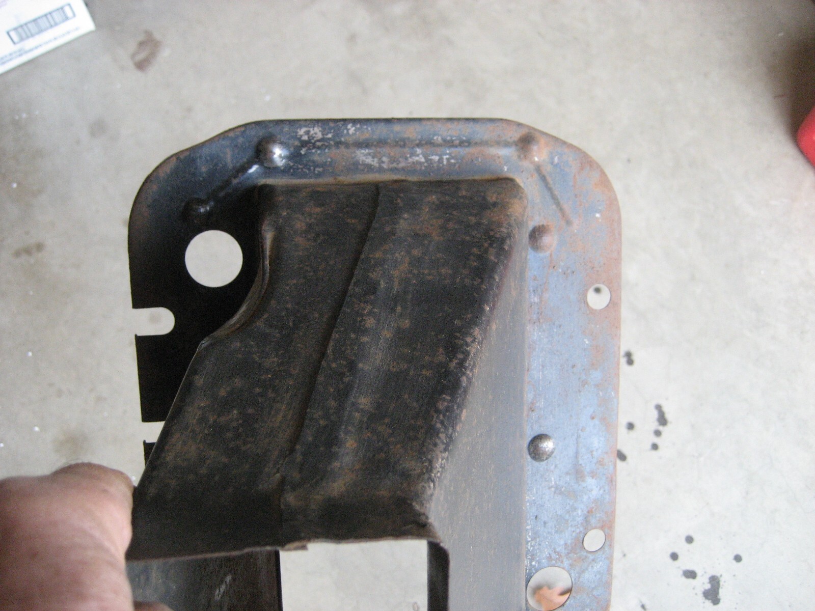 1957 CHEVY HEATER CORE COVER-ORIGINAL | eBay