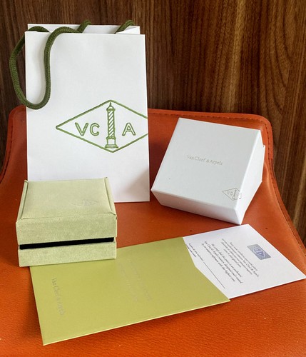 Van Cleef Necklaces Valvet Box, Bag With Card (Full Set) NEW | eBay UK