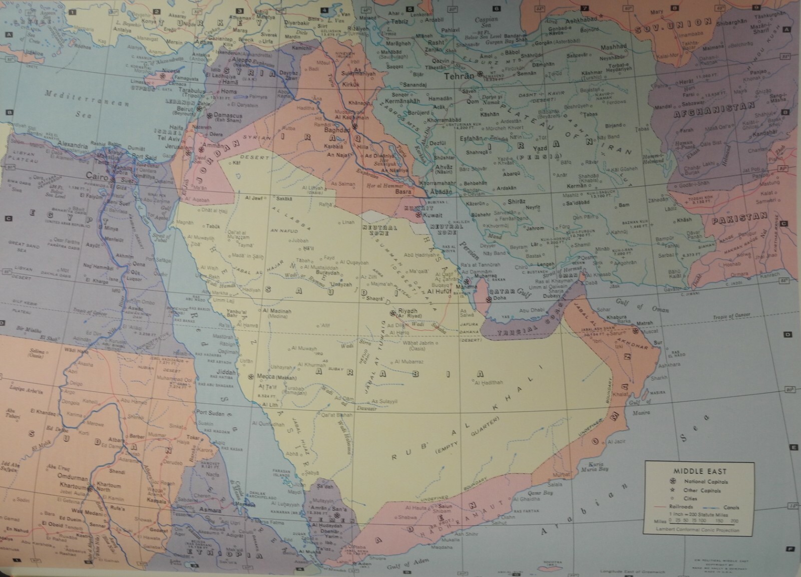 Life Pictorial Atlas of the World,1961.Hard Cover/Slipcase.Vintage ...