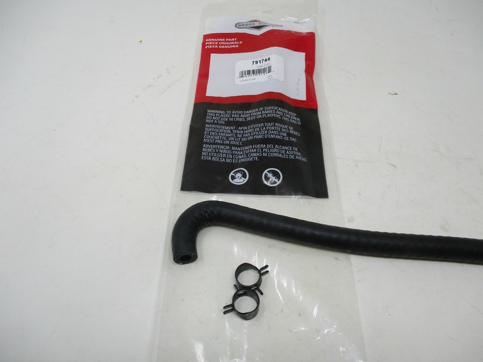 Genuine Briggs & Stratton 791744 90 Degree Fuel line 791805 697712 | eBay