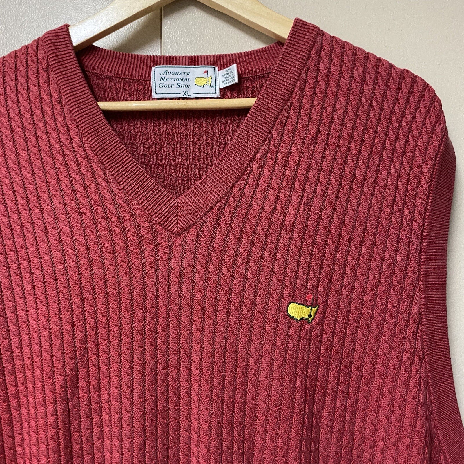Augusta National Golf Shop Sweater Vest Masters Mens … - Gem