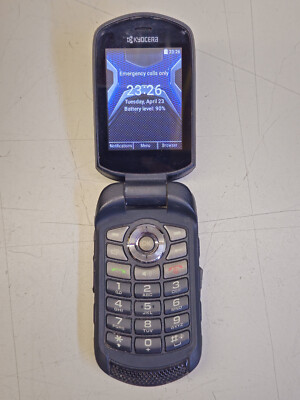 Kyocera DuraXE E4710 8GB 5MP (UNLOCKED) Rugged Flip Phone Grade C ...