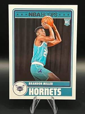 2023-24 Panini NBA Hoops Brandon Miller RED BACK PARALLEL #284 Rookie ...