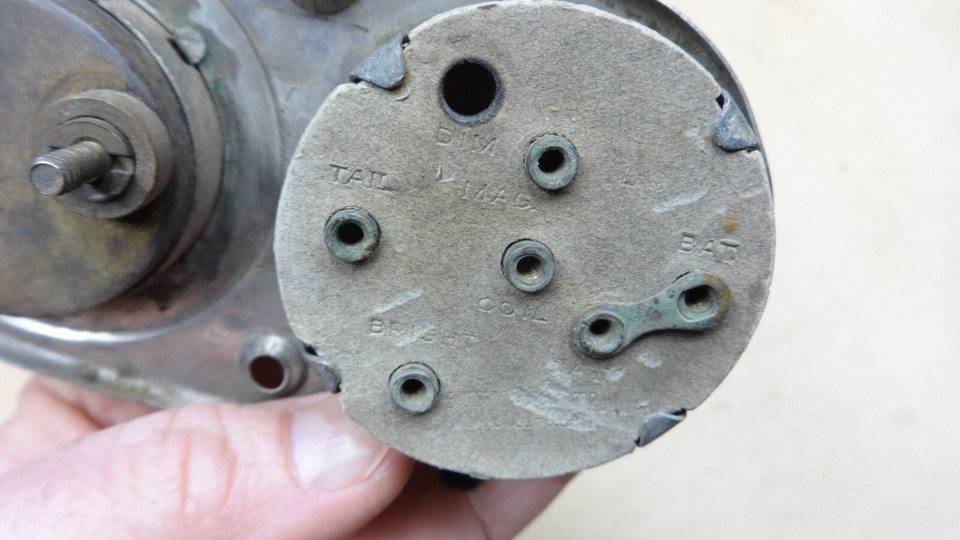 1926 1927 Model T Ford IGNITION / LIGHT SWITCH / AMP GAUGE Original w ...
