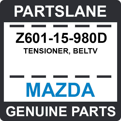 Z601-15-980D Mazda OEM Genuine TENSIONER, BELTV | eBay