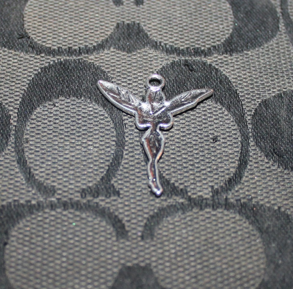 Pendant Fairy Charm Pixie Charm Wings Charm Angel Charm Flower Garden ...