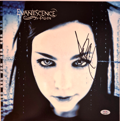 AMY LEE SIGNED AUTOGRAPHED EVANESCENCE FALLEN ALBUM VINYL RECORD RARE ...