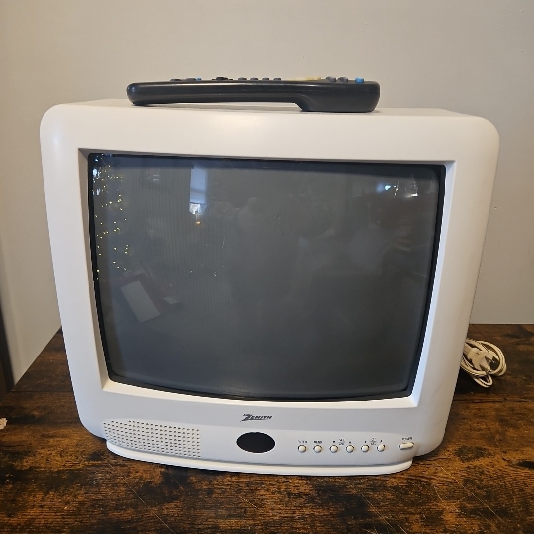 Vintage Zenith CRT TV Sr1327x 13 Inch Color Television 1995 - Works | eBay