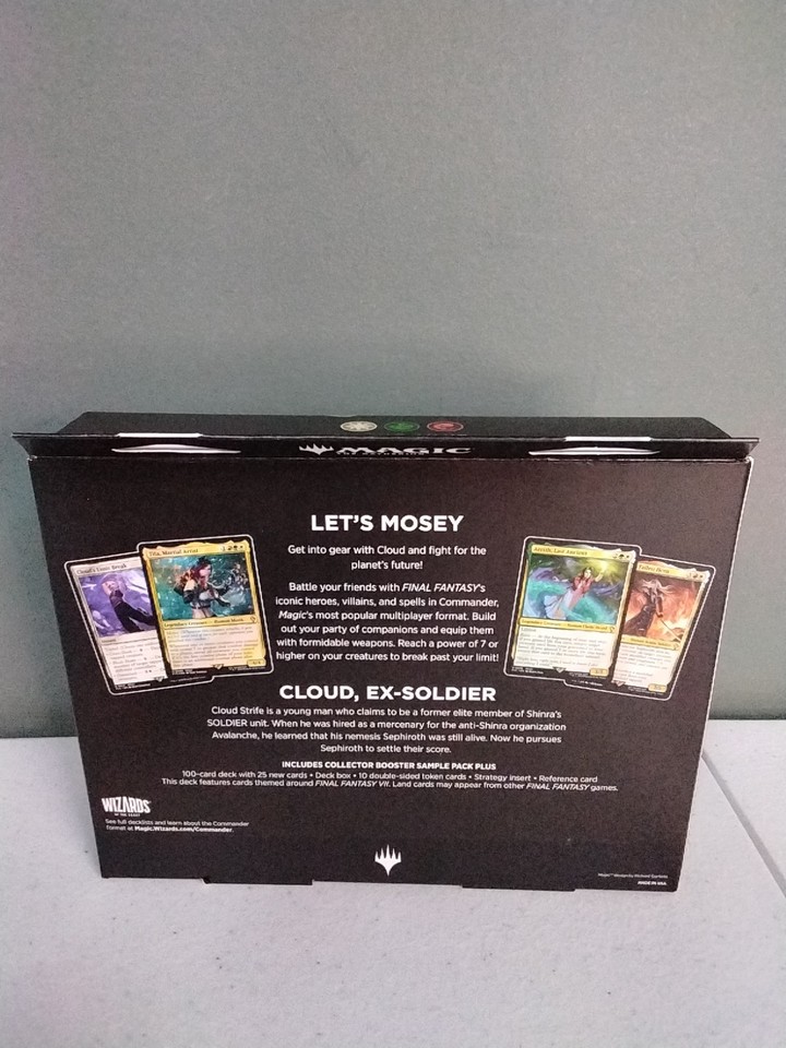 Magic the Gathering Final Fantasy Commander Deck LIMIT BREAK FFVII ...