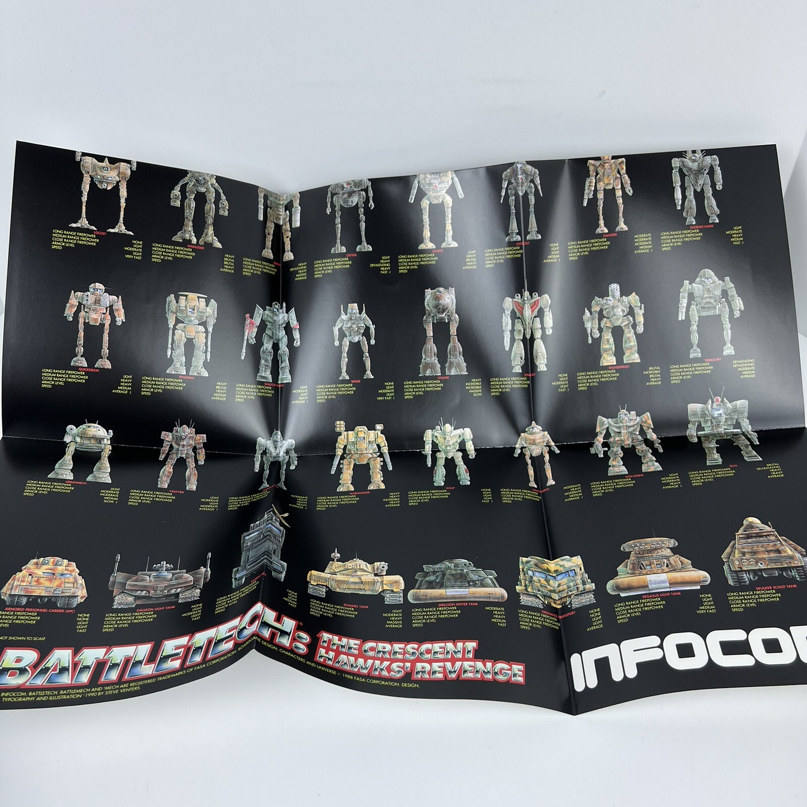 Battletech The Crescent Hawks’ Revenge IBM PC Infocom 1990 With Poster ...