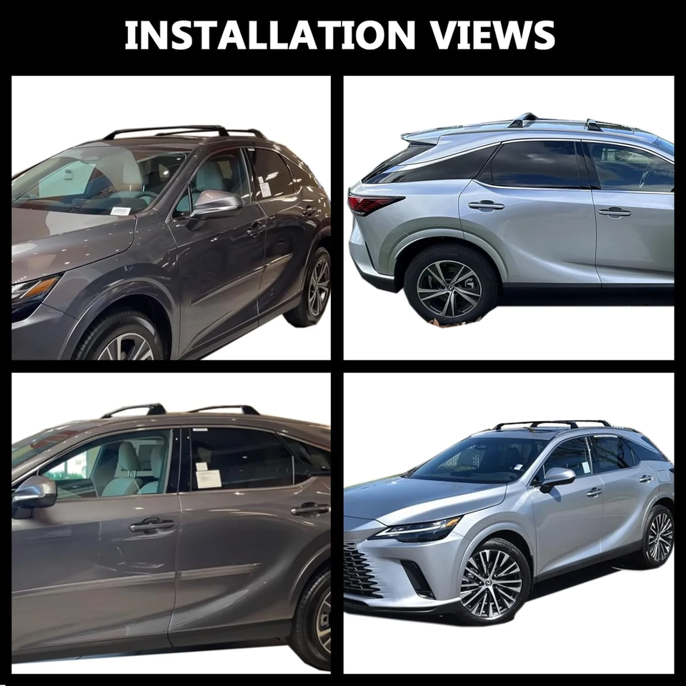 2Pcs Fit for Lexus RX RX350 RX450h 2023-2024 Roof Rail Rack Cross Bars ...