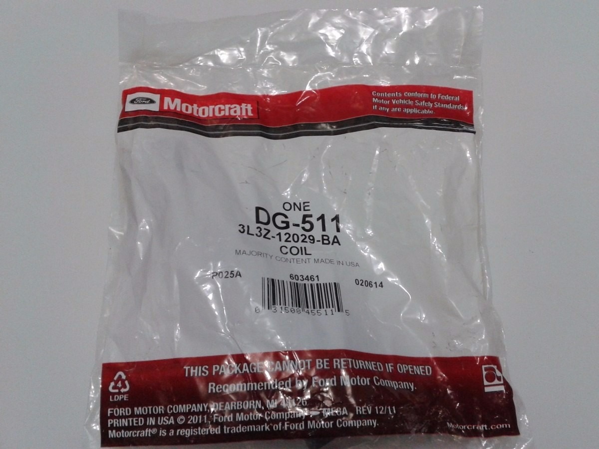 SET OF 4 Ford Lincoln Mercury MOTORCRAFT DG511 Ignition Coil 4.6L 5.4L ...