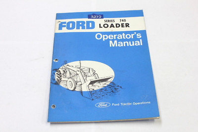 Operators manual for Ford Series 740 Loader | eBay